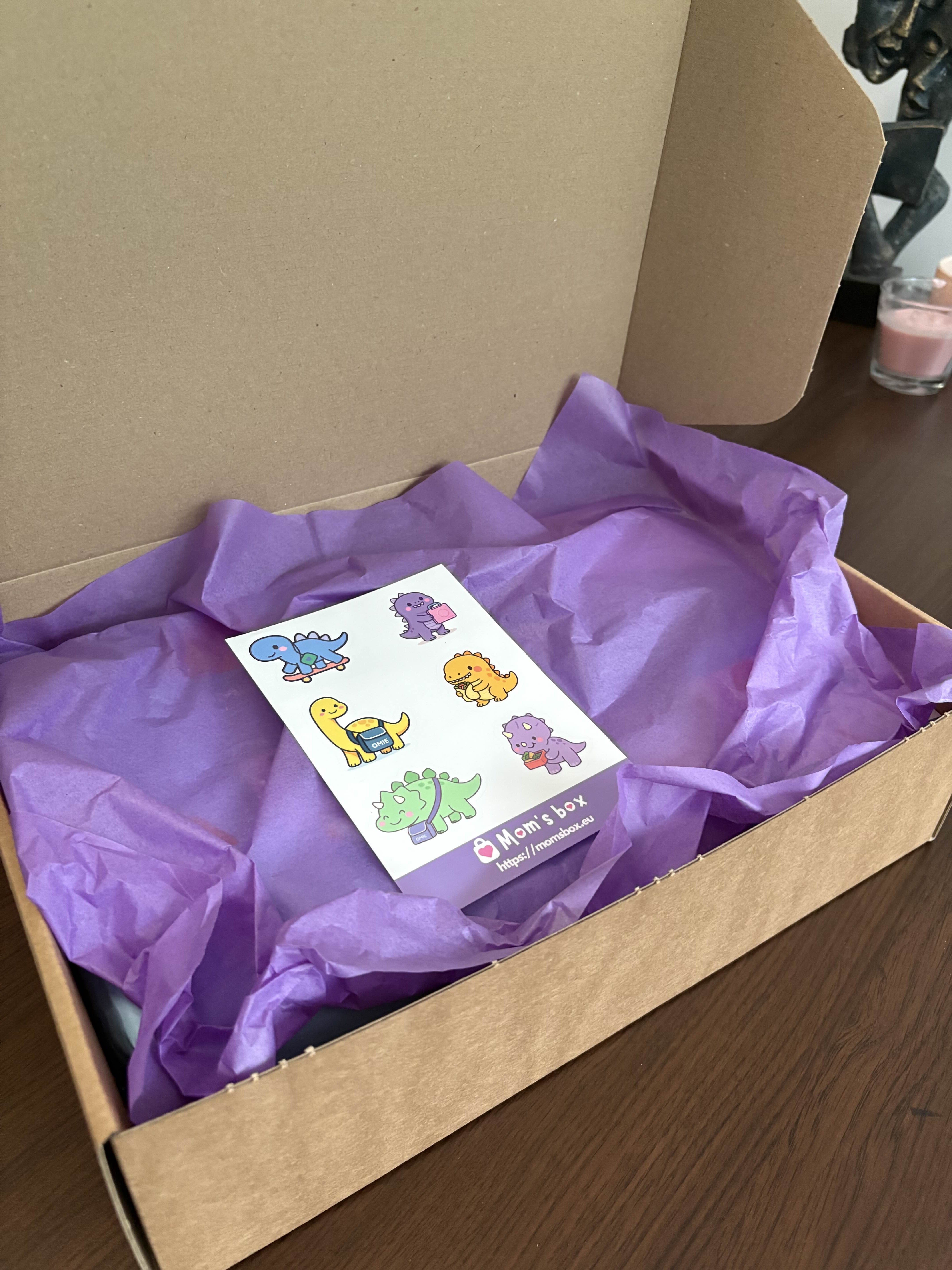 Опаковка кутия + стикери – Mom's Box